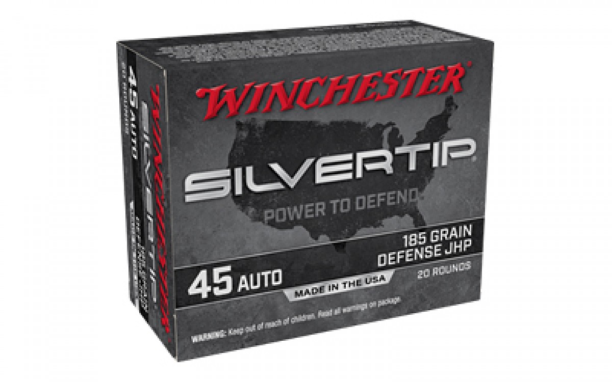 Win.45 ACP 185 Gr. Silver Tip JHP 20Rd. | J.R. Shooting Sports