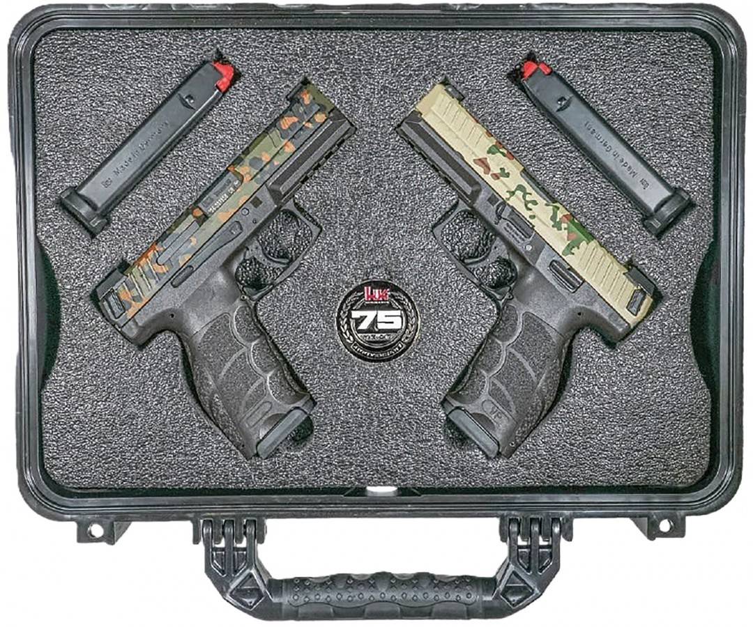 Heckler & Koch VP9 75th Anniversary 2-Pistol Set 9mm 4.09" Flecktarn ...
