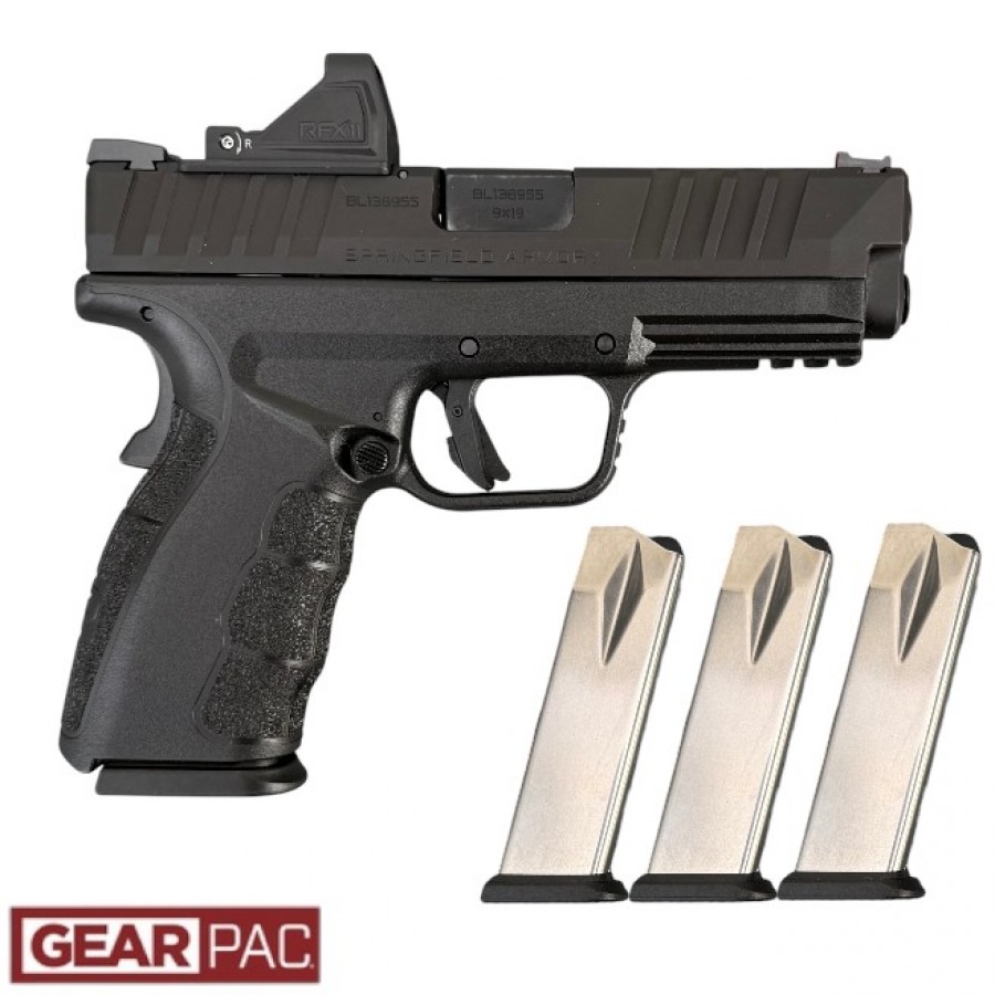 SPRINGFIELD ARMORY XD MOD-4 4" BLK 9MM OSP GEARPAC 16+1RD XDDG9101B-M4 ...