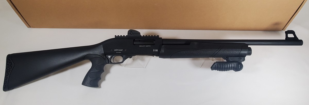 Sipahi B66 12ga Pump Defense Shotgun 18in Folding Foregrip Rail Top ...